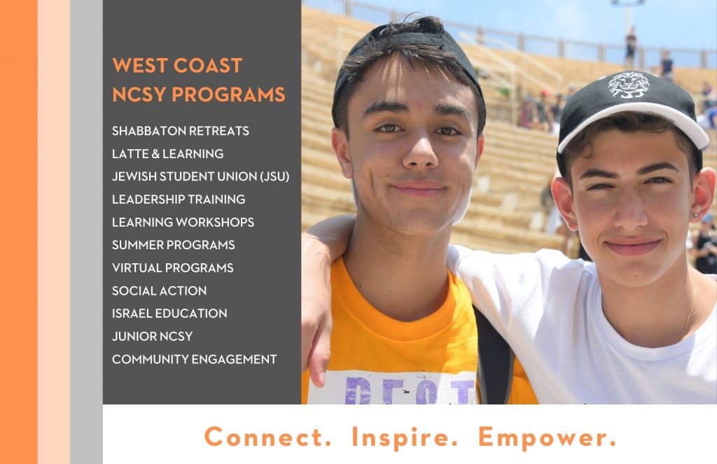 West Coast NCSY Annual Report 2019 - West Coast NCSY