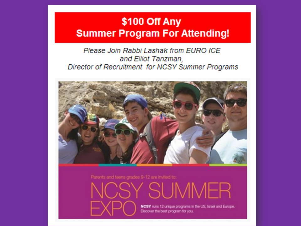 NCSY Summer Expo - West Coast NCSY